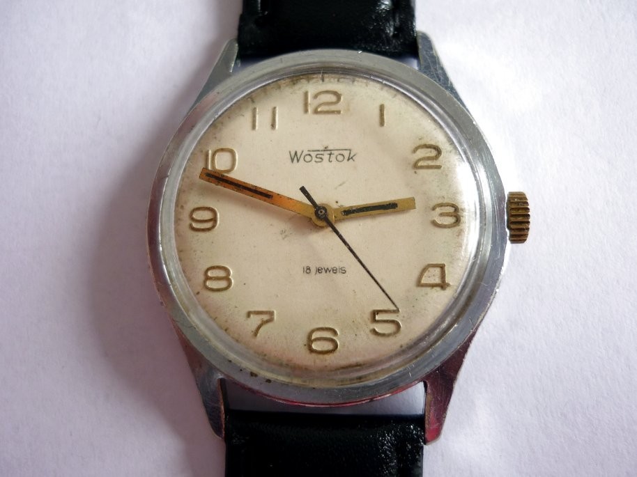 Vintage Russian WOSTOK VOSTOK 18 Jewels Wrist Watch U… - Gem