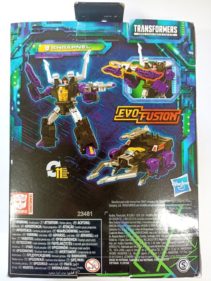 Transformers Legacy Evolution Shrapnel, Deluxe class | eBay