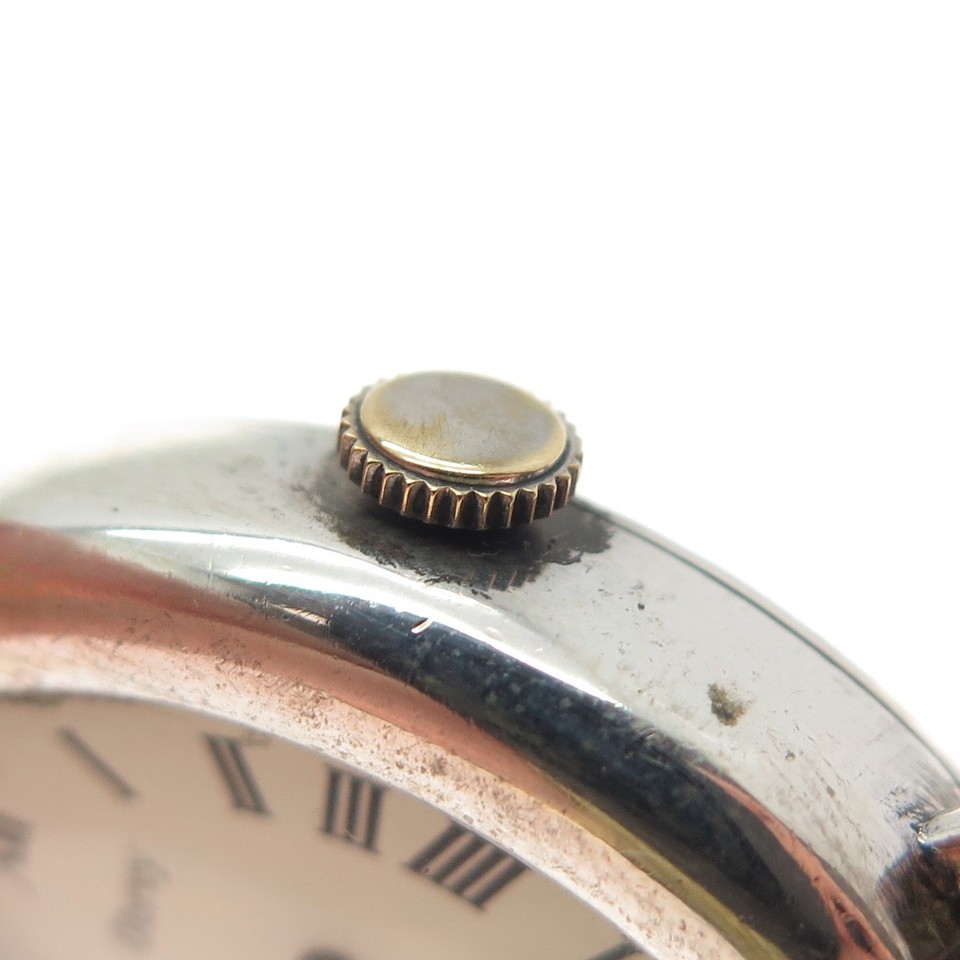 OBREY PARIS 800 Silver Vintage 1970s France 17 Jewels Ladies Watch 6.5 ...