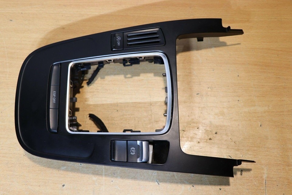 AUDI A5 8T GEAR STICK SURROUND CENTRE CONSOLE TRIM SWITCH 8K0864261 ...