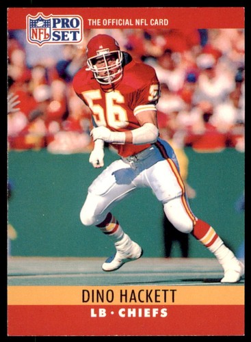 1990 Pro Set Dino Hackett Kansas City Chiefs #143 | eBay