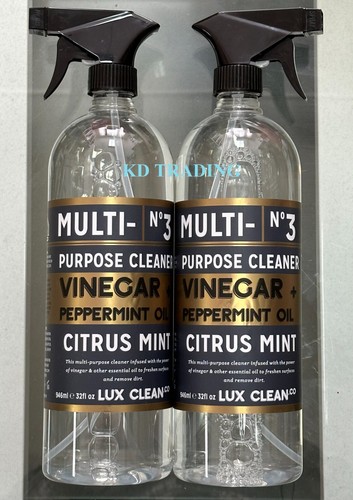 (2-Pk) LUX CLEAN ~ VINEGAR + PEPPERMINT Kitchen Refresher CLEANER ...