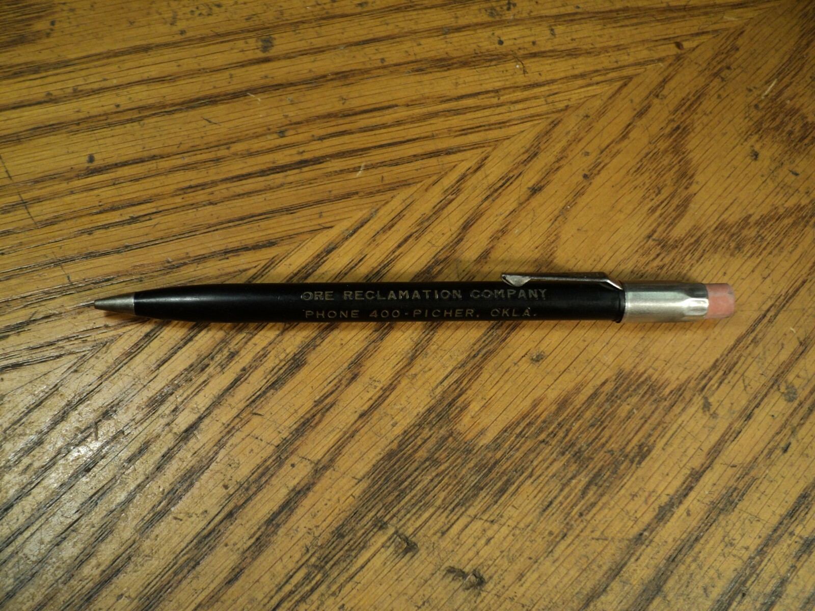 Vintage Scripto Mechanical Pencil Ore Reclamation Company Picher Okla ...