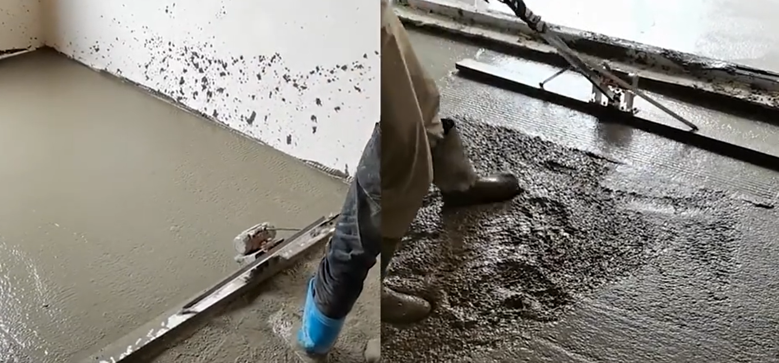 Cement concrete battery Vibrating screed /scraper /trowel /ruler ...