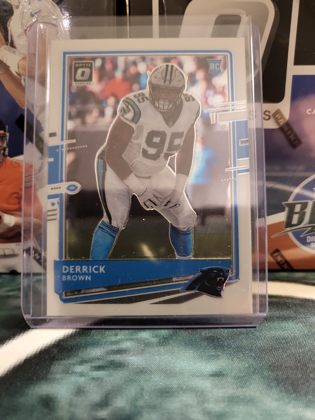 2020 Donruss Optic Derrick Brown RC Carolina Panthers #114 Rookie | eBay