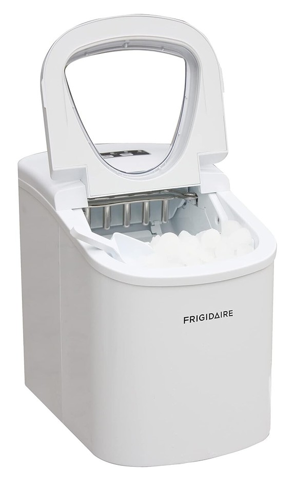 Frigidaire 26lb Ice Maker EFIC108 White Portable Countertop Fast Ice ...