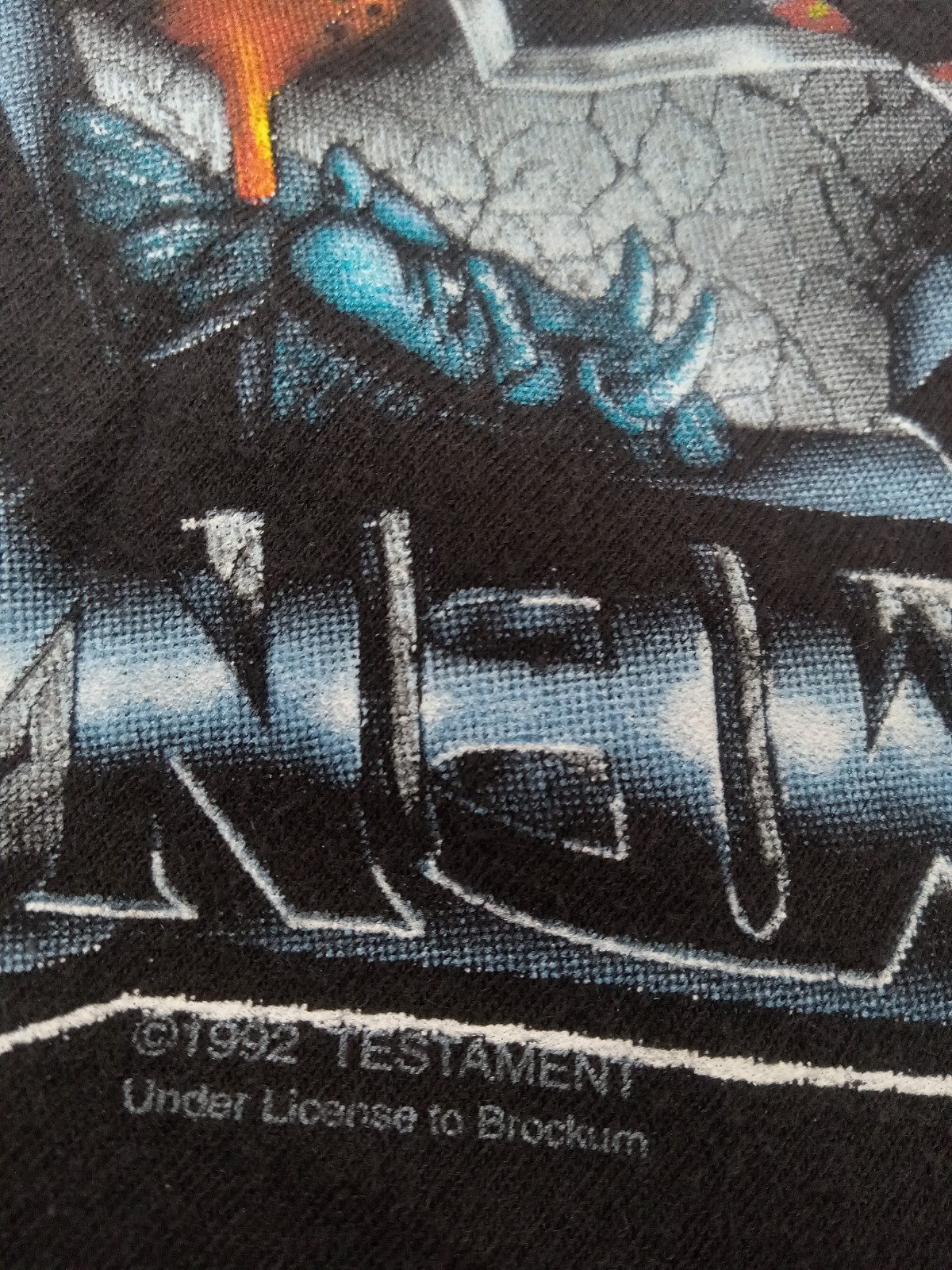 Testament The Ritual Vintage Tour T Shirt 1992 XL Rare - Gem