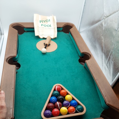 1972 Pivot Pool Tabletop Game & Original Box Milton Bradley 100% ...