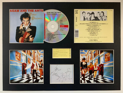 ADAM & THE ANTS - Signed Autographed - PRINCE CHARMING - Album Display ...