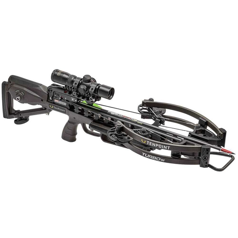 TenPoint Turbo S1 Crossbow wACUslide & RangeMaster Pro Scope CB22020 ...