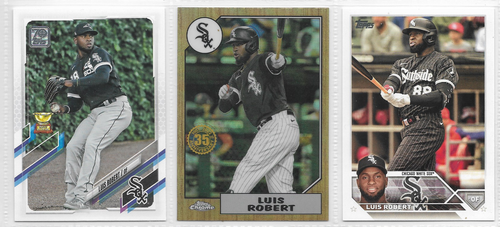 LUIS ROBERT 3-Card Lot Chicago White Sox NR-MINT **free shipping** | eBay
