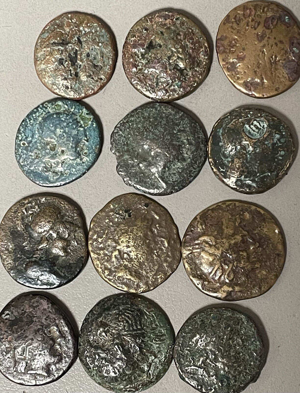 Large Ancient Greek Bronze Coin 20-22mm. 1 Bid Gets 1 Random Coin From ...