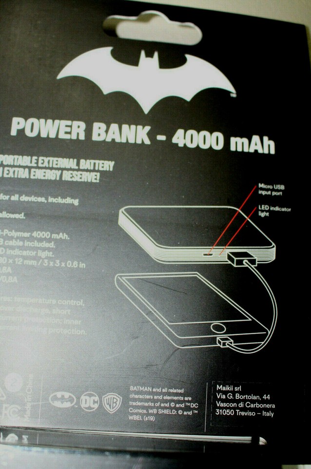 Tribe Batman Power Bank (4000mAh) | eBay