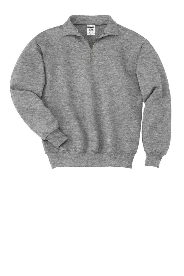 Jerzees 4528 Adult Super Sweats NuBlend Fleece Quarter Zip Pullover | eBay