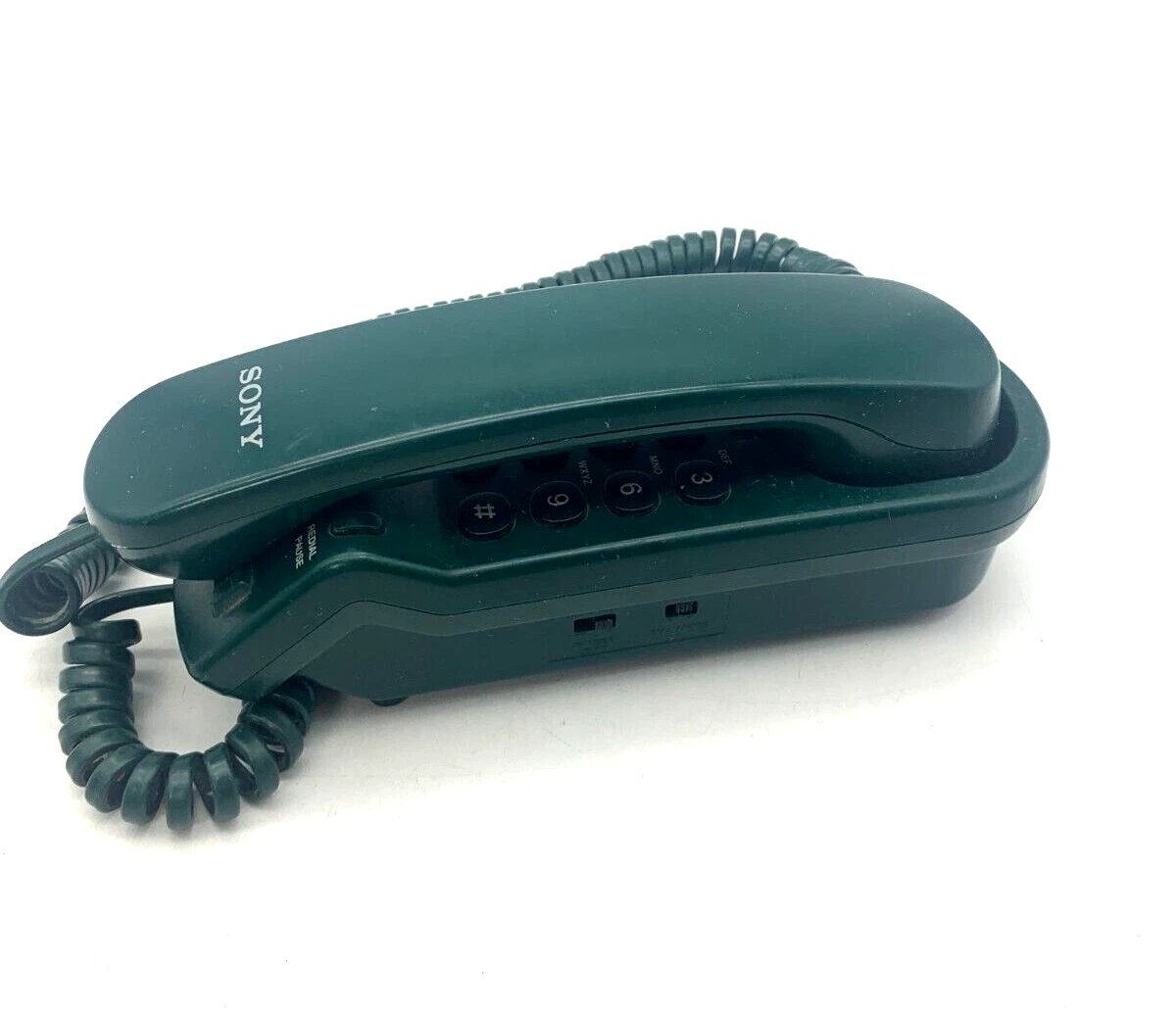 Push Button Telephone Green