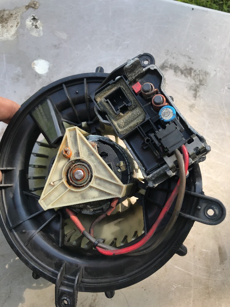 MERCEDES W215 W211 W220 OEM AIR A/C HEATER CONDITION RESISTOR & FAN ...