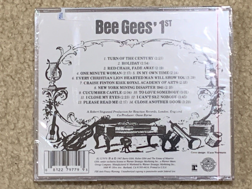 VERY RARE (NEW & SEALED) BEE GEES - Bee Gees 1st ( CD) - FREE SHIPPING ...