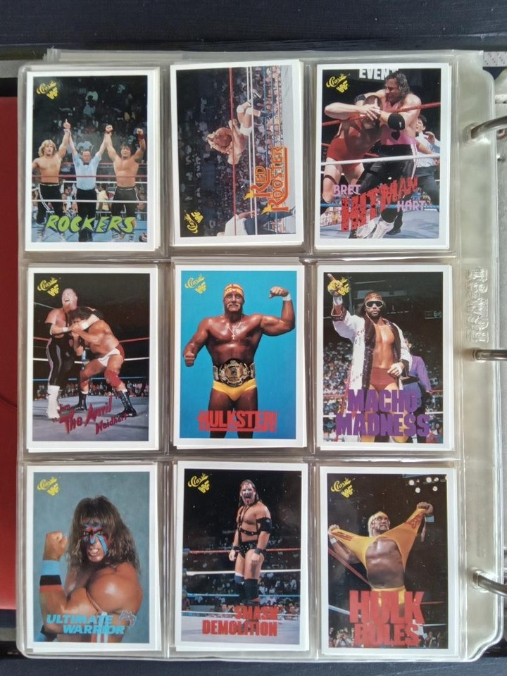 Vintage WWF/WCW Cards/Stickers Lot, NiceInvestmentToTurn&Sell Approx ...
