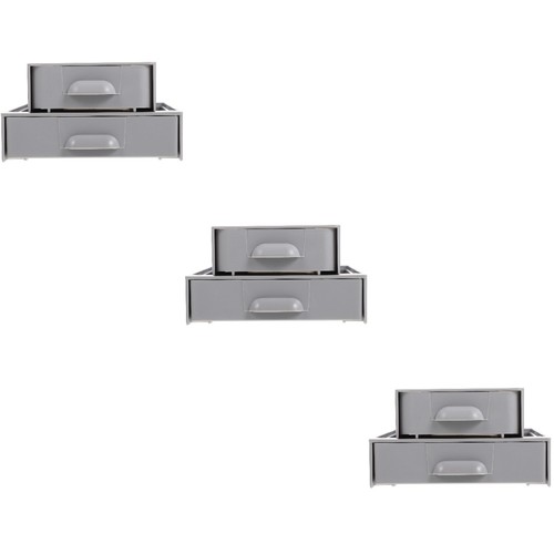 3 PCS under Table Storage Box Hidden Drawer Office Boxes with Drawers ...