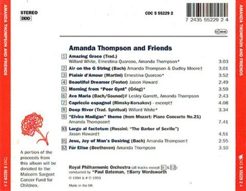 Amanda Thompson & Friends CD Amanda Thompson (1994) New | eBay