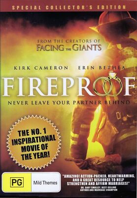 Christian Movie Fireproof DVD Kirk Cameron FIRE PROOF - INSPIRATIONAL ...