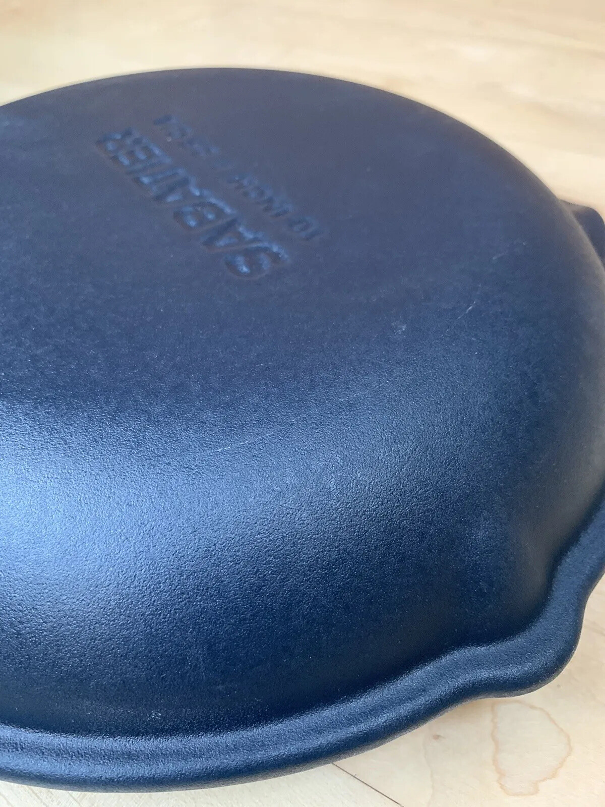 SABATIER 10 “ Enameled Coated Solid Cast Iron Frying Pan Skillet, Blue ...