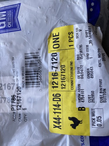 Genuine GM 2-Way Male Black Multi-Purpose Pigtail 12167120 | eBay