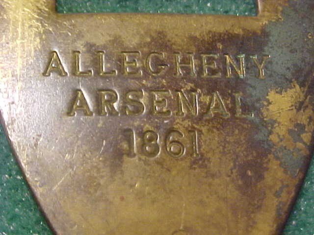 CIVIL WAR UNION 1861 ALLEGHENY ARSENAL SADDLE EMBLEM INSIGNIA | eBay