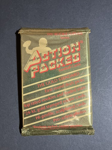1991 Action Packed NFL Rookie/Update Series 6 card Wax Pack Unopened ...