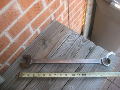 1940s Vintage ** PLOMB *** 1 1/4" Combination Wrench 1240 x 12 Pt USA ...