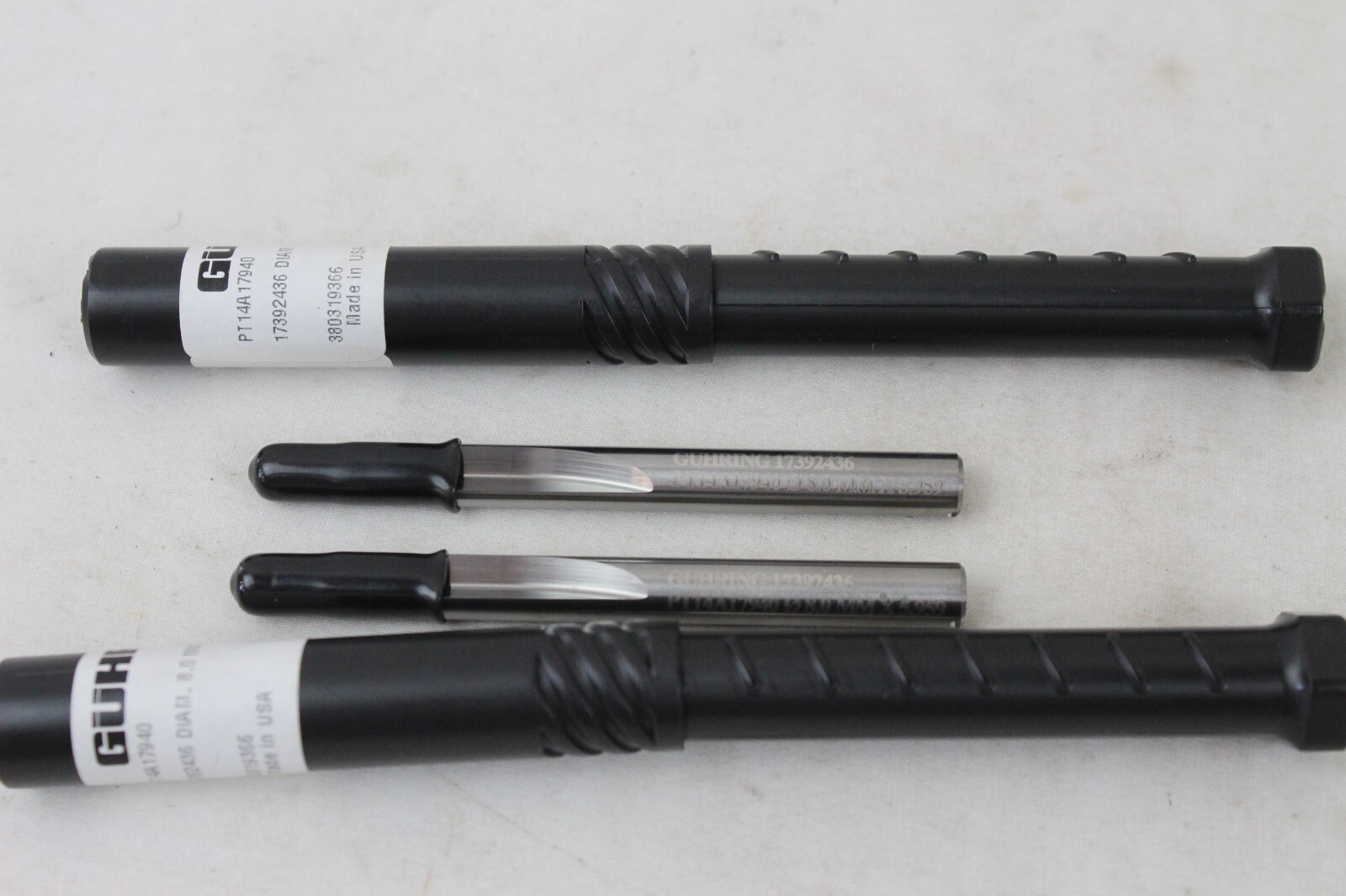 Lot of 2 NEW Guhring 17392436 Reamer 8.00mm x 5.959 PT14A17940 ...