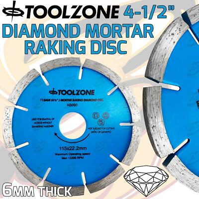 Mortar Raking Disc 115mm 41/2" Diamond Mortar Joints Raking Disc ...