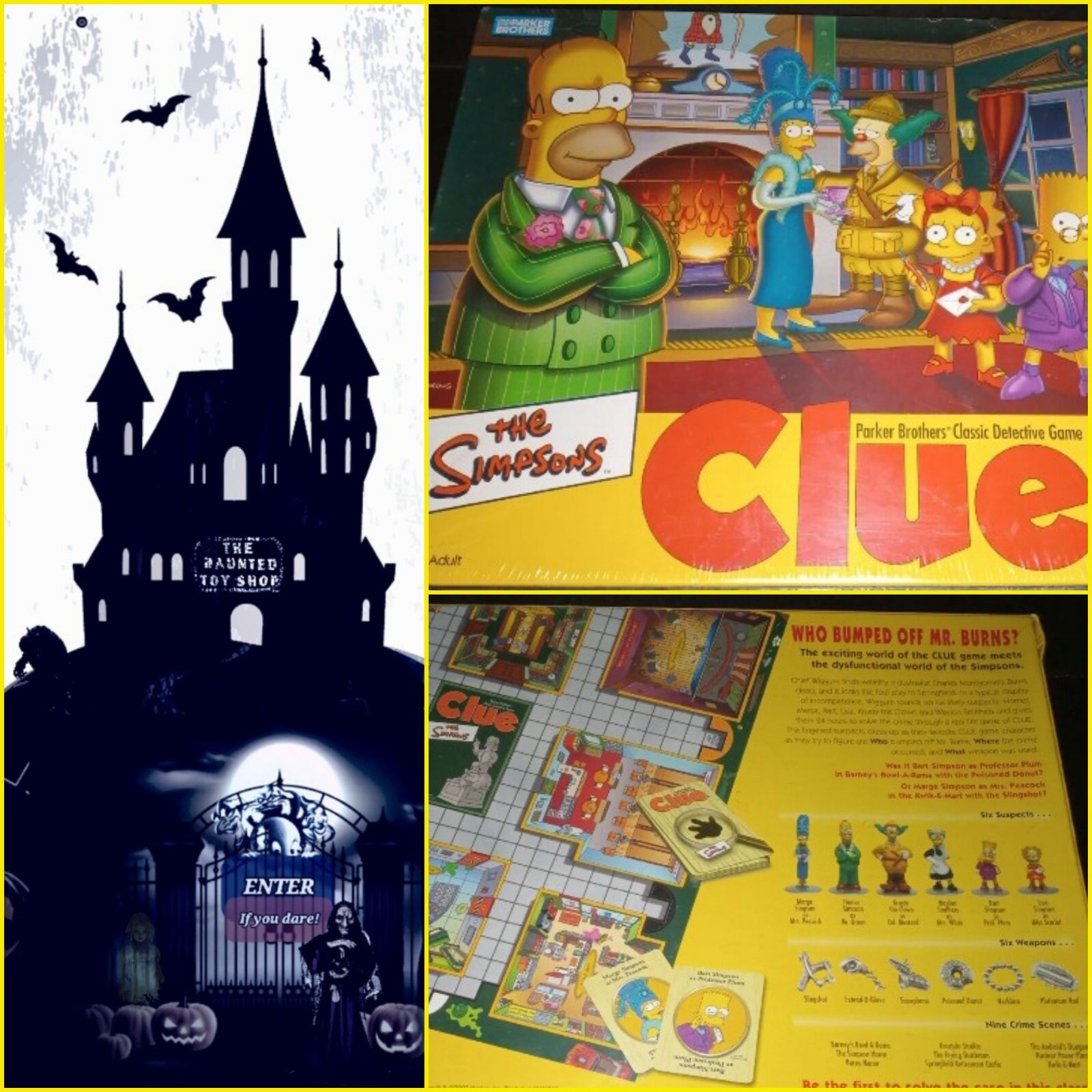The Simpsons Clue Detective Board Game -2nd Edition- (2002) UNOPENED ...