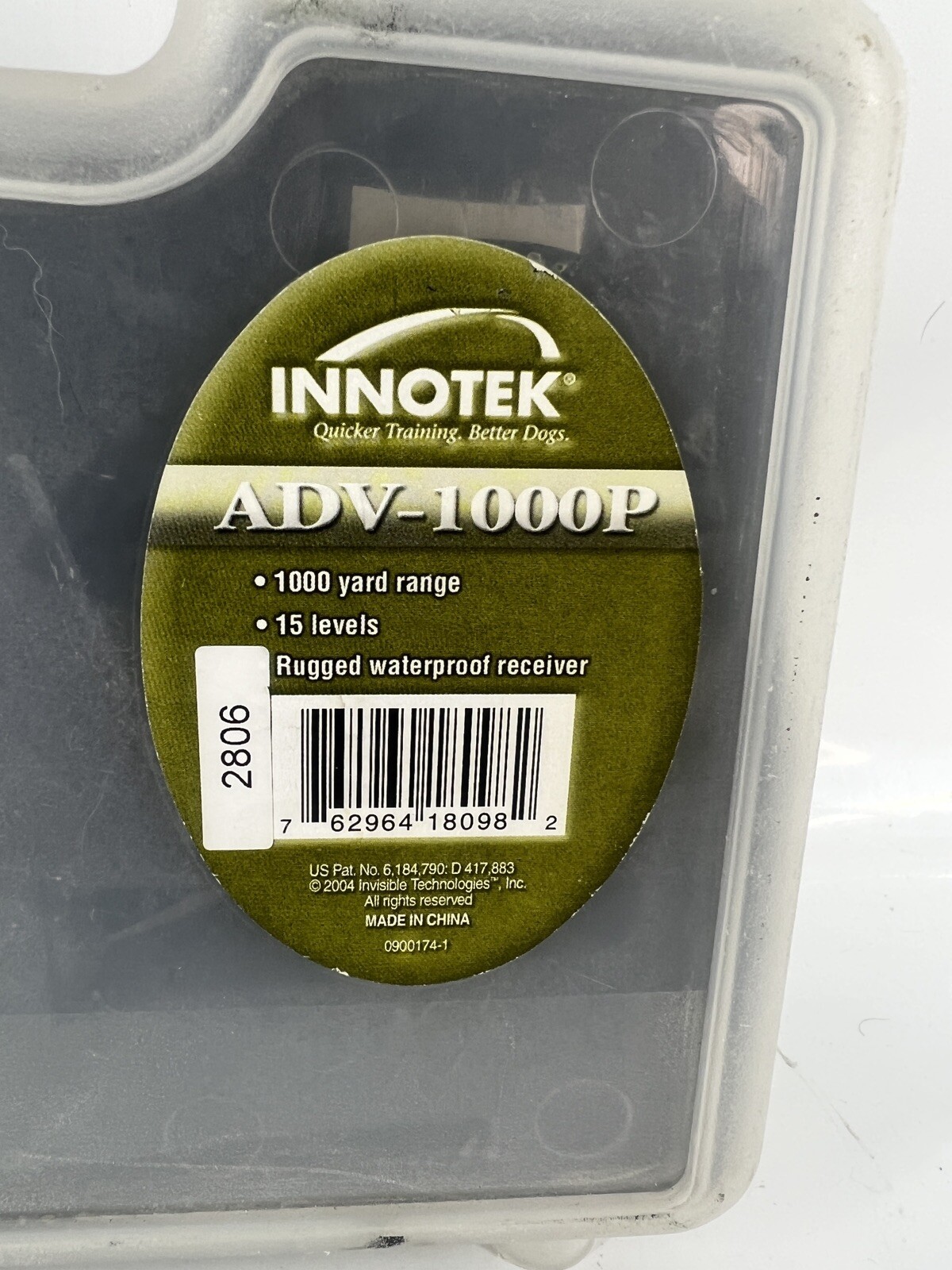 Innotek Adv-1000p Digital Advanced Trainer Dog 1000 Yards 15 Levels for ...