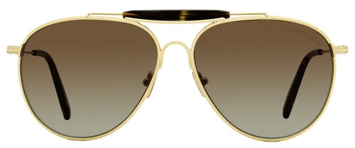Tom Ford Raphael-02 TF995 32F Gold Aviator Plastic Sunglasses Frame 59 ...