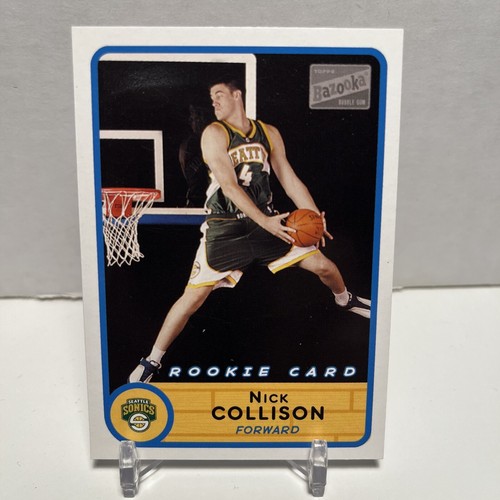 2003-04 Bazooka Nick Collison (Green Jersey) #250 Rookie Card RC ...