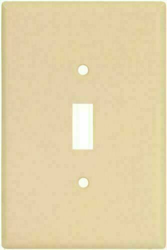 2144V Oversize Thermoset 1-Gang Toggle Switch Wallplate, Ivory | eBay