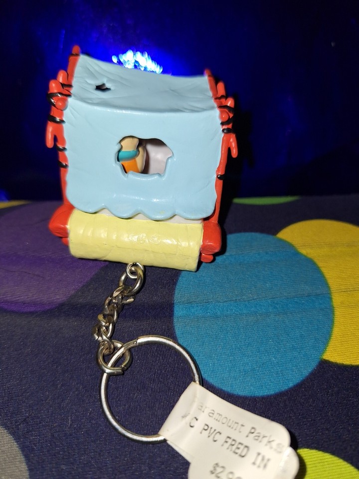 Fred Flintstone (Hanna-Barbera) Flintstones Flintmobile Key Chain | eBay