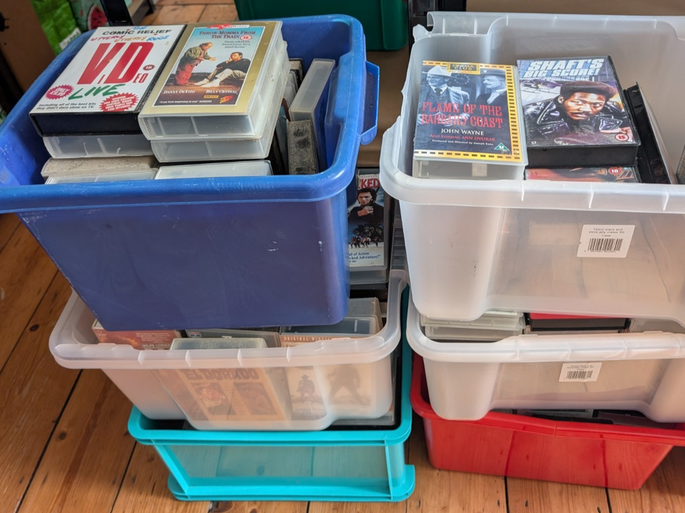 VHS Video Tape Bundle Job Lot - 30 Random VHS TAPES from 70's 80's And ...