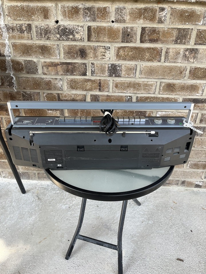 Sony CFS-W301 FM/AM Stereo Dual 2-Cassette-Corder Boombox Tested | eBay