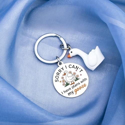 Funny Goose Keychains For Women Silly Goose Decor Cute Keychain Funny ...