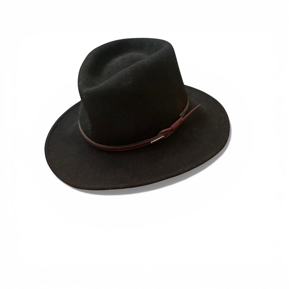 Stetson Crushable Fedora Hat XXL 100% Wool Water Repellent Made USA ...