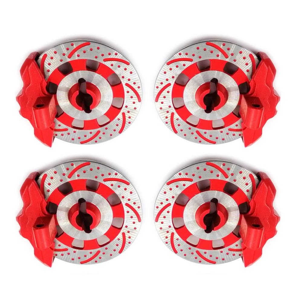 4Pcs Red Brake Disc Calipers For TRAXXAS UDR Unlimited Desert Racer 1/7 ...