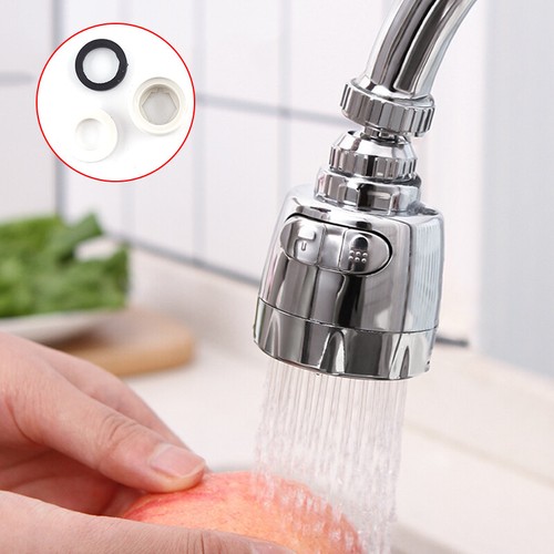 Kitchen Faucet Aerator 360° Rotatable Tap Head Shower Diffuser ...