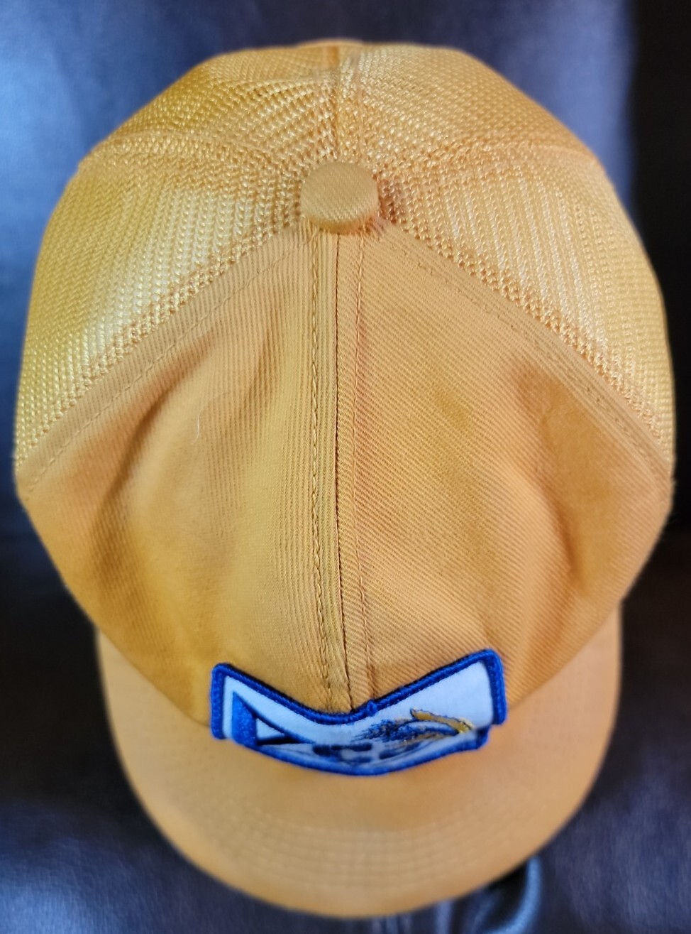 Poco Barley Trucker Hat Cap Vintage Snap Back Yellow - Gem