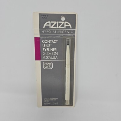 Vintage Aziza Contact Lens Eyeliner BLACK 01849-01 Prince Matchabelli ...