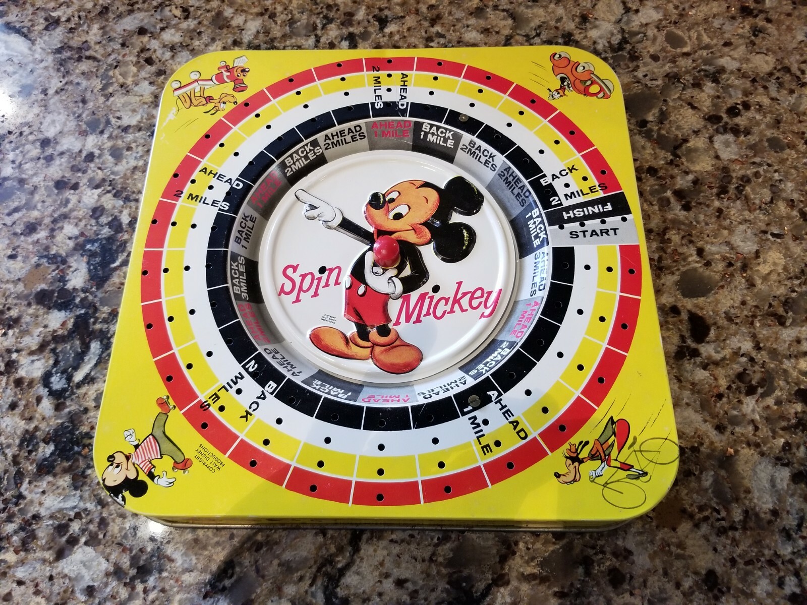 VINTAGE DISNEY SPIN N WIN #703 MICKEY MOUSE GAME NORTHWESTERN RARE | eBay