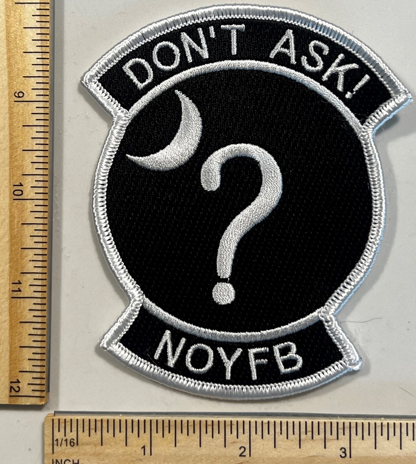 RARE - BLACK OPS MILITARY PATCH – DONT ASK NOYFB - 22ND MILITARY AIRLIFT SQUAD | eBay
