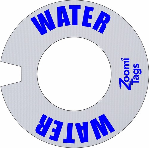 zOOmiTags WATER container can ID LABEL Tag cooler thermos jug bottle ...