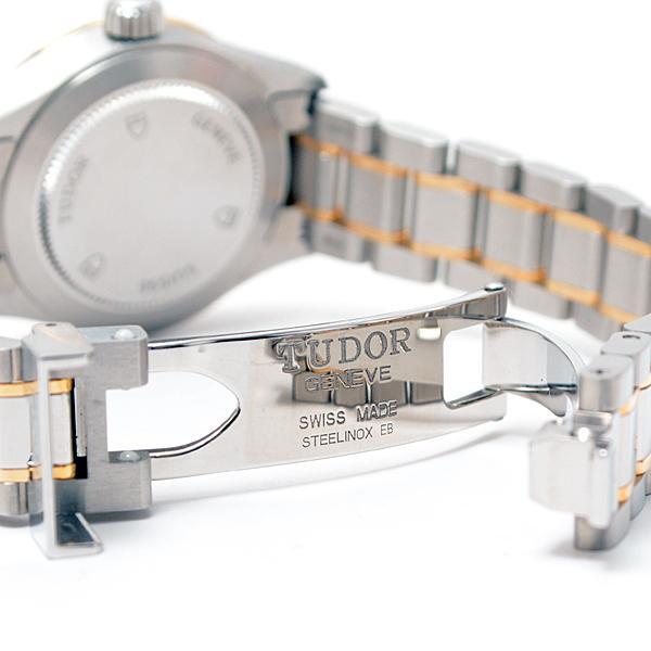 TUDOR STYLE 12103 Automatic Silver Dial SS Yellow Gold Bezel SS Womens ...